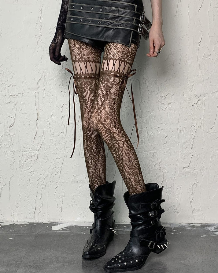 Fairy Grunge Aesthetic Lace Tights – Fewart